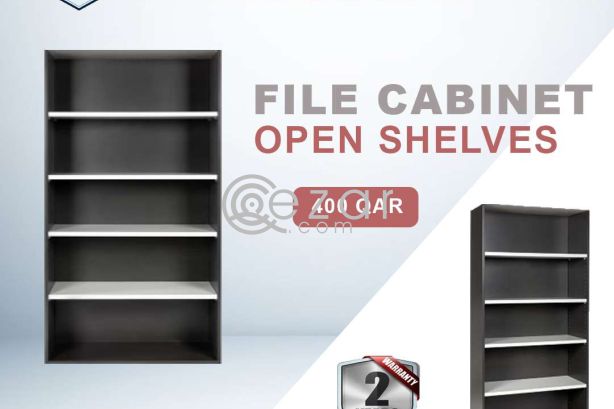 Office furniture: Open Shelves File Cabinet in Qatar